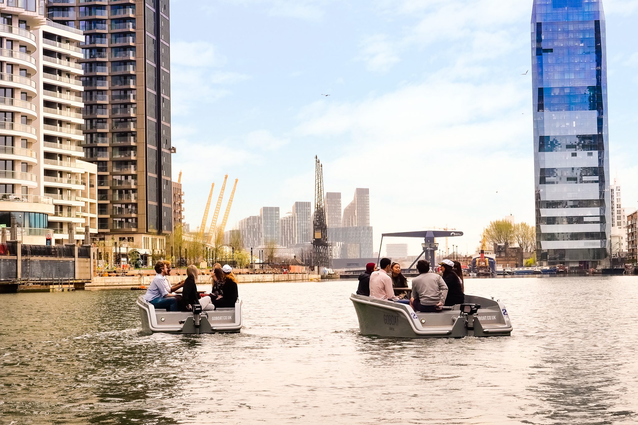 GoBoat the eco-friendly boat opens in Canary Whard in May